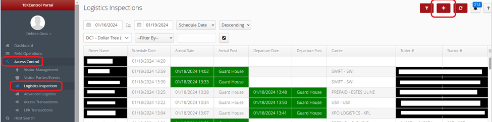How To Enter a New Logistics Arrival – TEKWave Solutions